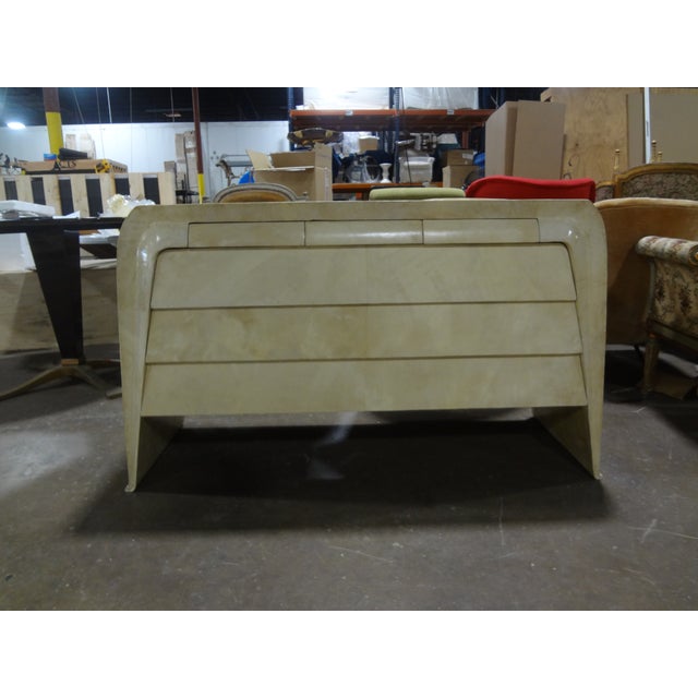 1940s Italian Modern Parchment Chest | Chairish
