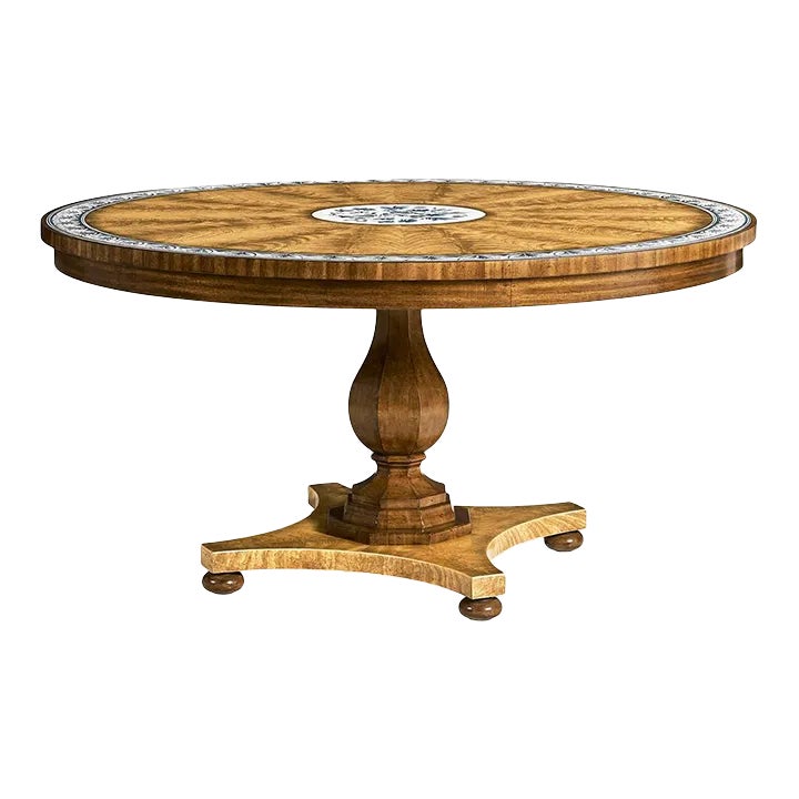 Round Regency Style Dining Table | Chairish