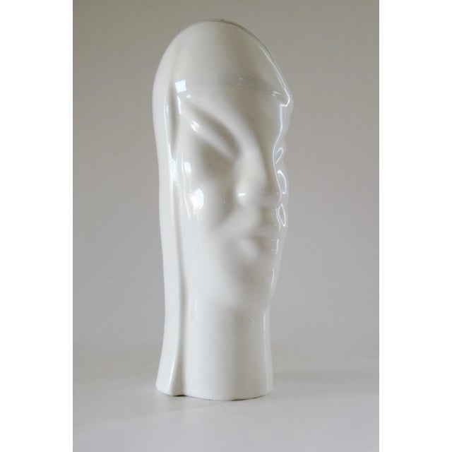 Mid Century Modern Alien White Ceramic Sculpture | Chairish