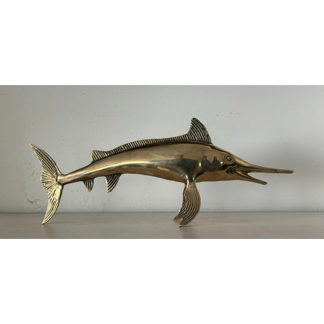 Vintage Brass Fish | Chairish