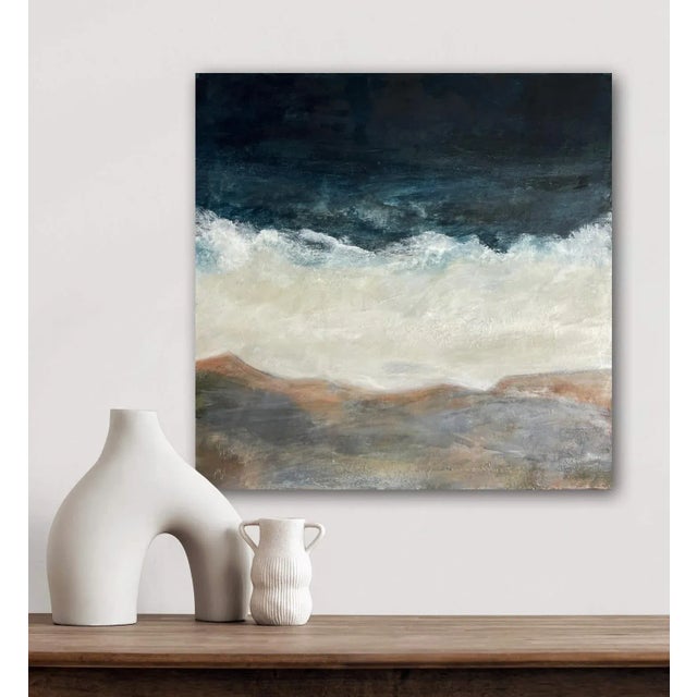 Timeless Abstract Seascape Painting by Melanie Biehle | Chairish