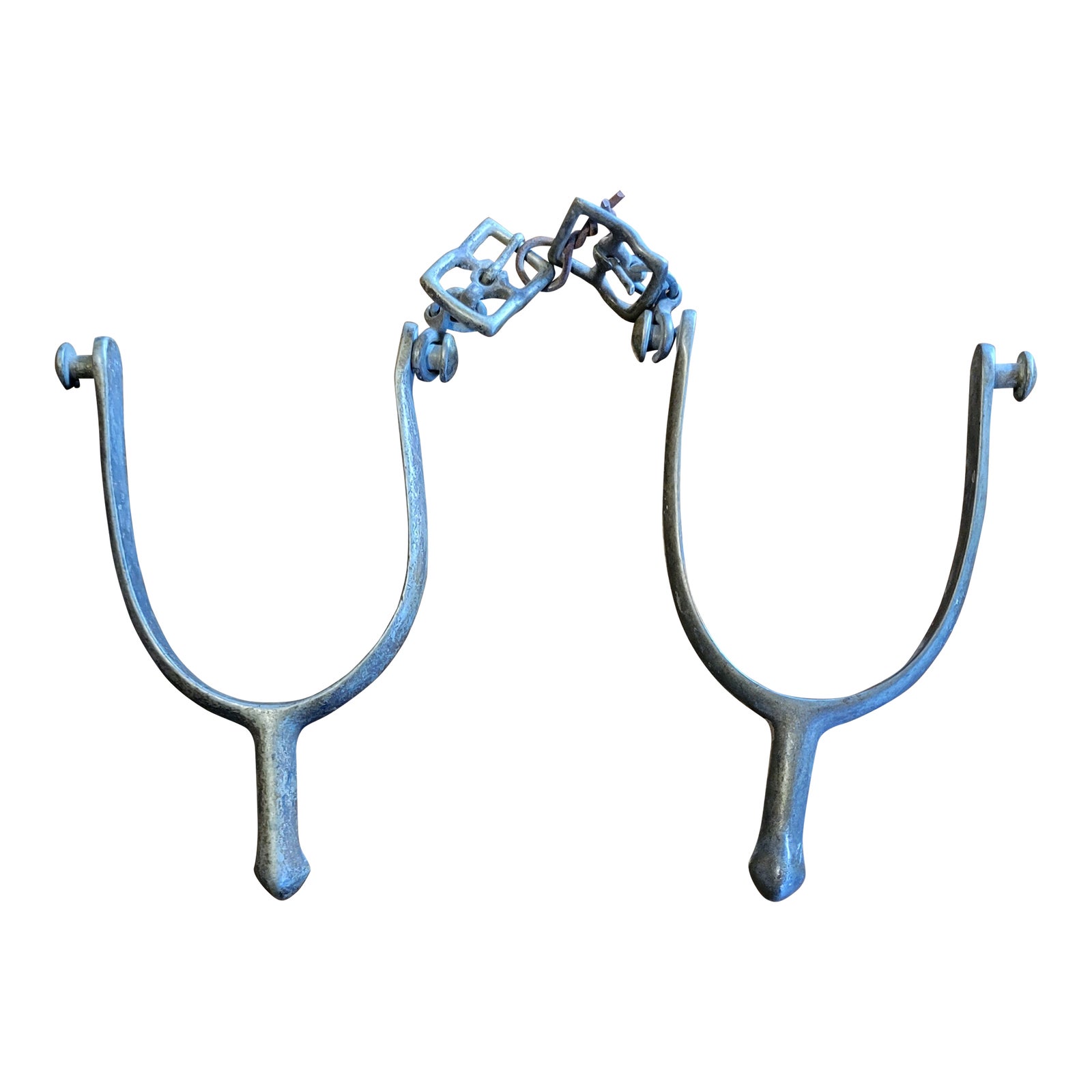 Antique Metal Spurs | Chairish