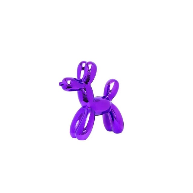 Interior Illusions Plus Purple Balloon Dog Bank - 12" tall | Chairish
