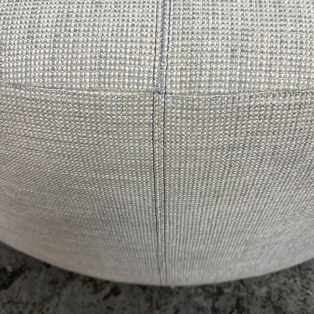 Custom Design Padded + Upholstered Ottoman | Chairish