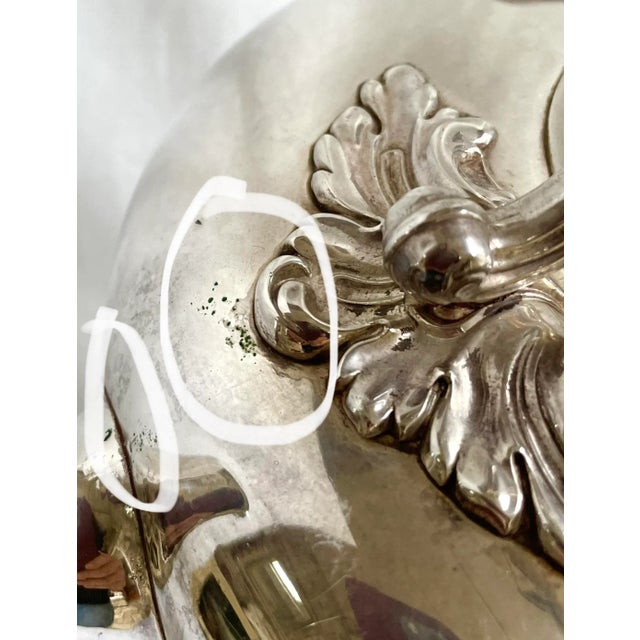 19th Century Silverplate Tilting Teapot With Stand & Burner- 2 Pieces ...