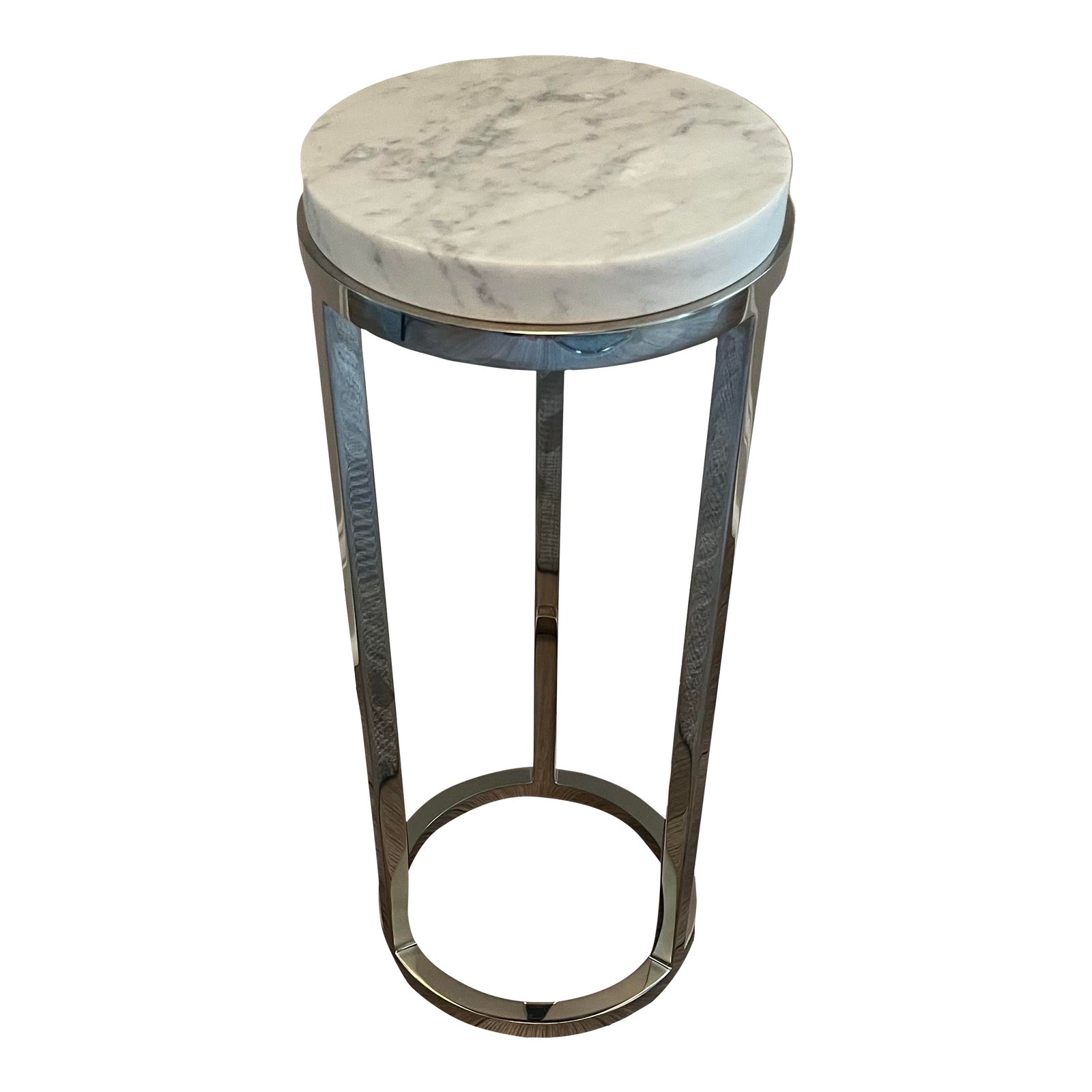 Rh Nicholas Carrara Marble Cocktail Table | Chairish