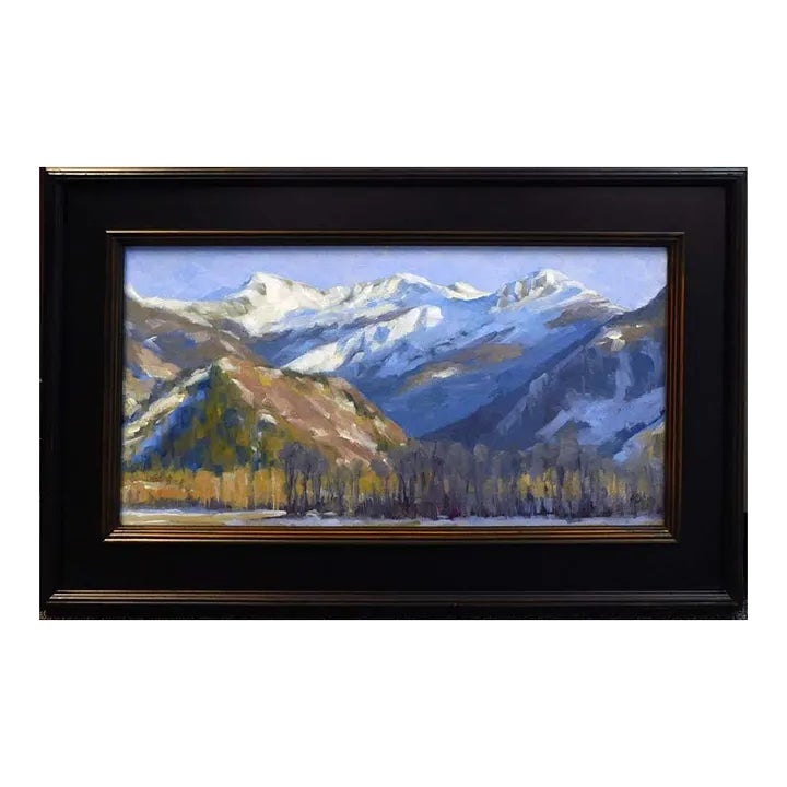 Robert Bob Rohm "On the Way to Aspen" Original Oil on Board Landscape ...