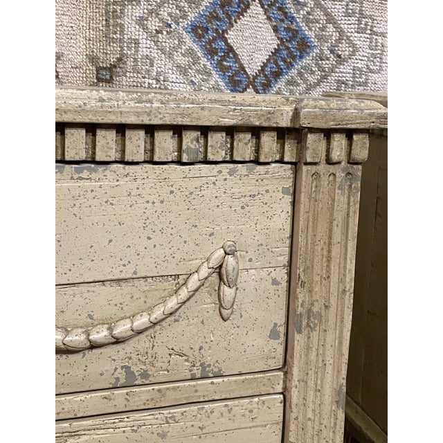 Pair of Painted & Distressed Chests with 2 Drawers | Chairish