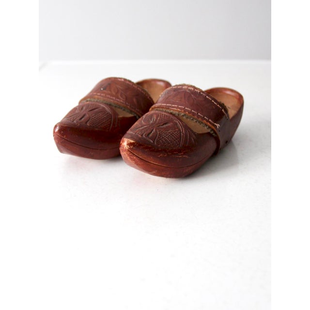 Vintage Folk Art Clogs | Chairish