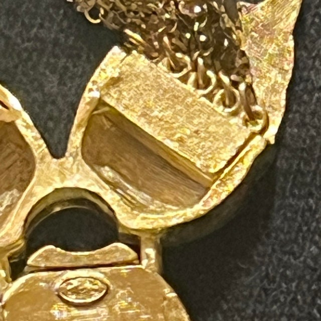 Whiting & Davis Vintage Full-Torso Mesh Necktie Necklace | Chairish