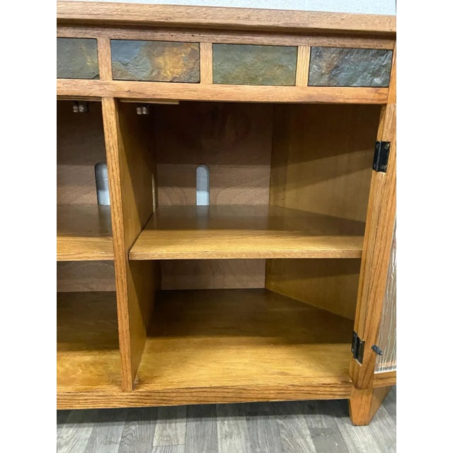 Sunny Designs Sedona Collection Corner Console Tv Cabinet Buffet ...