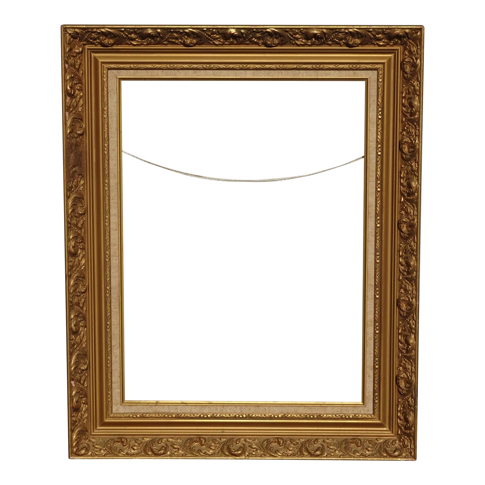 Vintage French Provincial Gold Wall Mantle Picture Frame #3 | Chairish