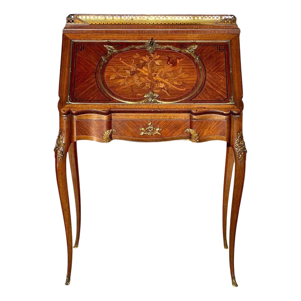 Louis XV Donkey Desk by François Linke | Chairish