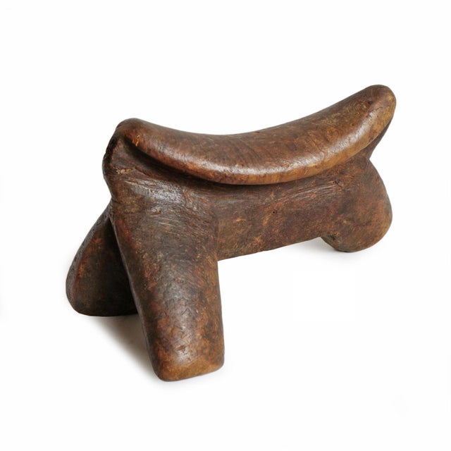 Mid 20th Century Old East African Headrest | Chairish