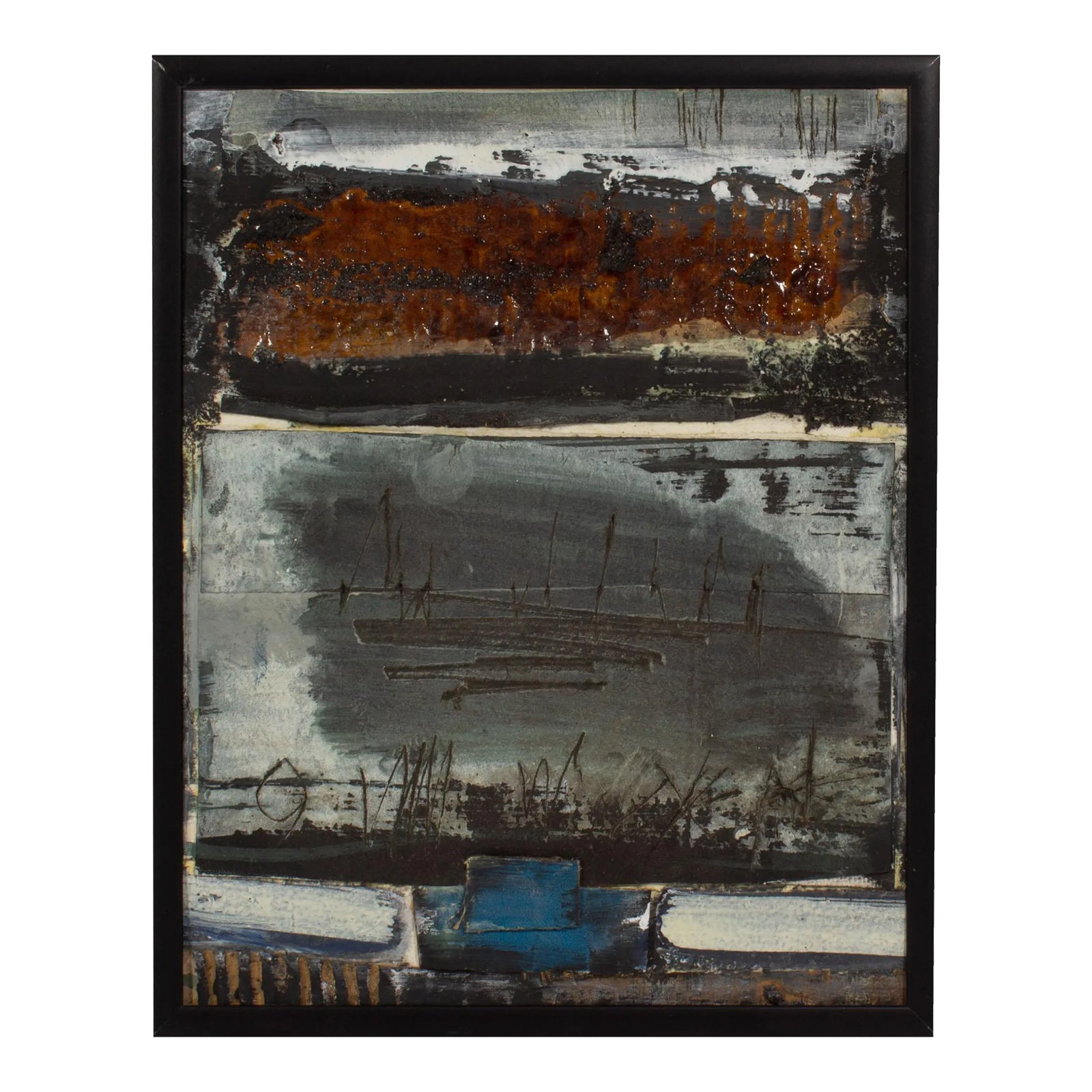 2005 “Asuka 15” Mixed Media Collage by Juliet Holland | Chairish