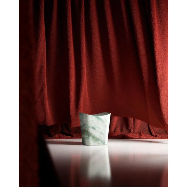 Pinta Verde Cono Stool by Marmi Serafini | Chairish