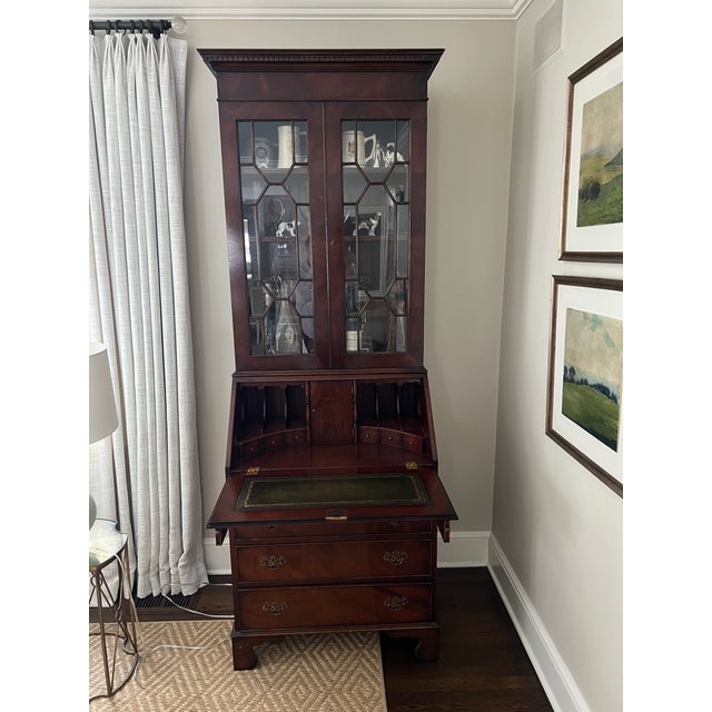 Secretary Bookcase Desk | Chairish