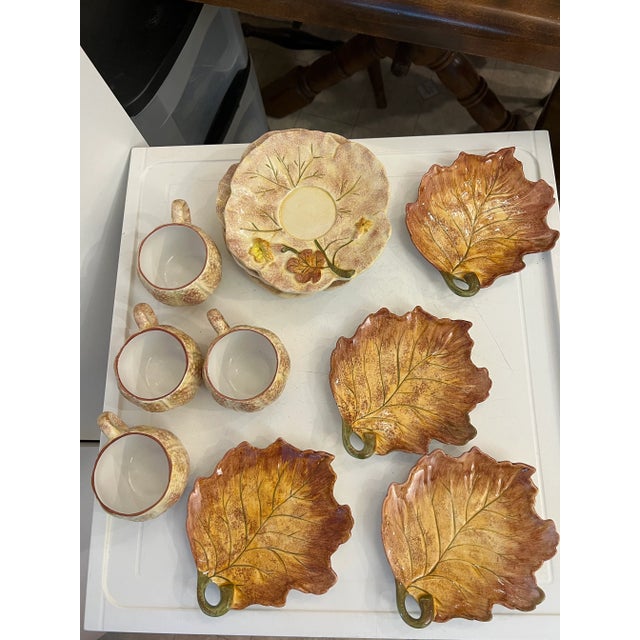 Vintage Tea & Snack Plates Set- 12 Pieces | Chairish