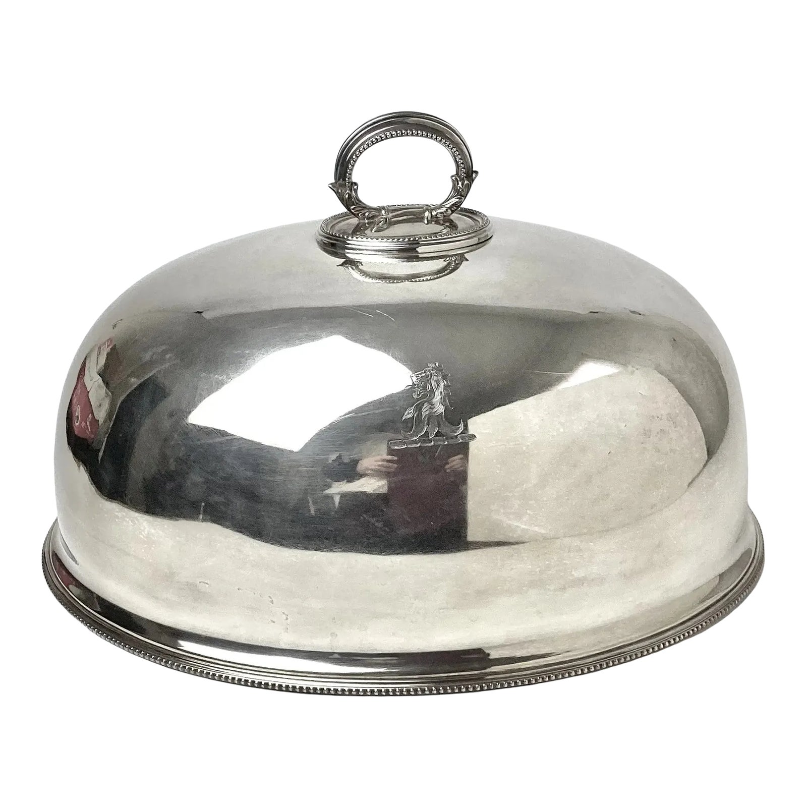 Late 19th Century Silverplate Food or Meat Dome Cover by Collis & Co ...