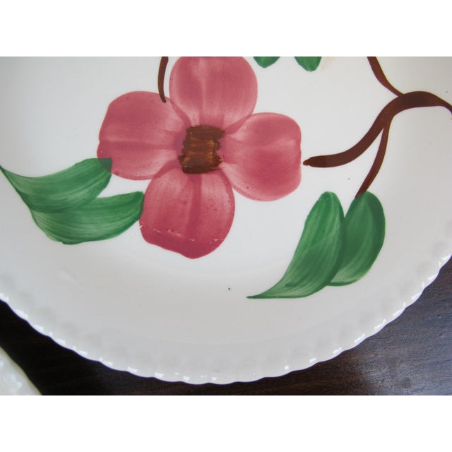 1940s Blue Ridge Southern Potteries Twin Flowers Pattern Luncheon ...