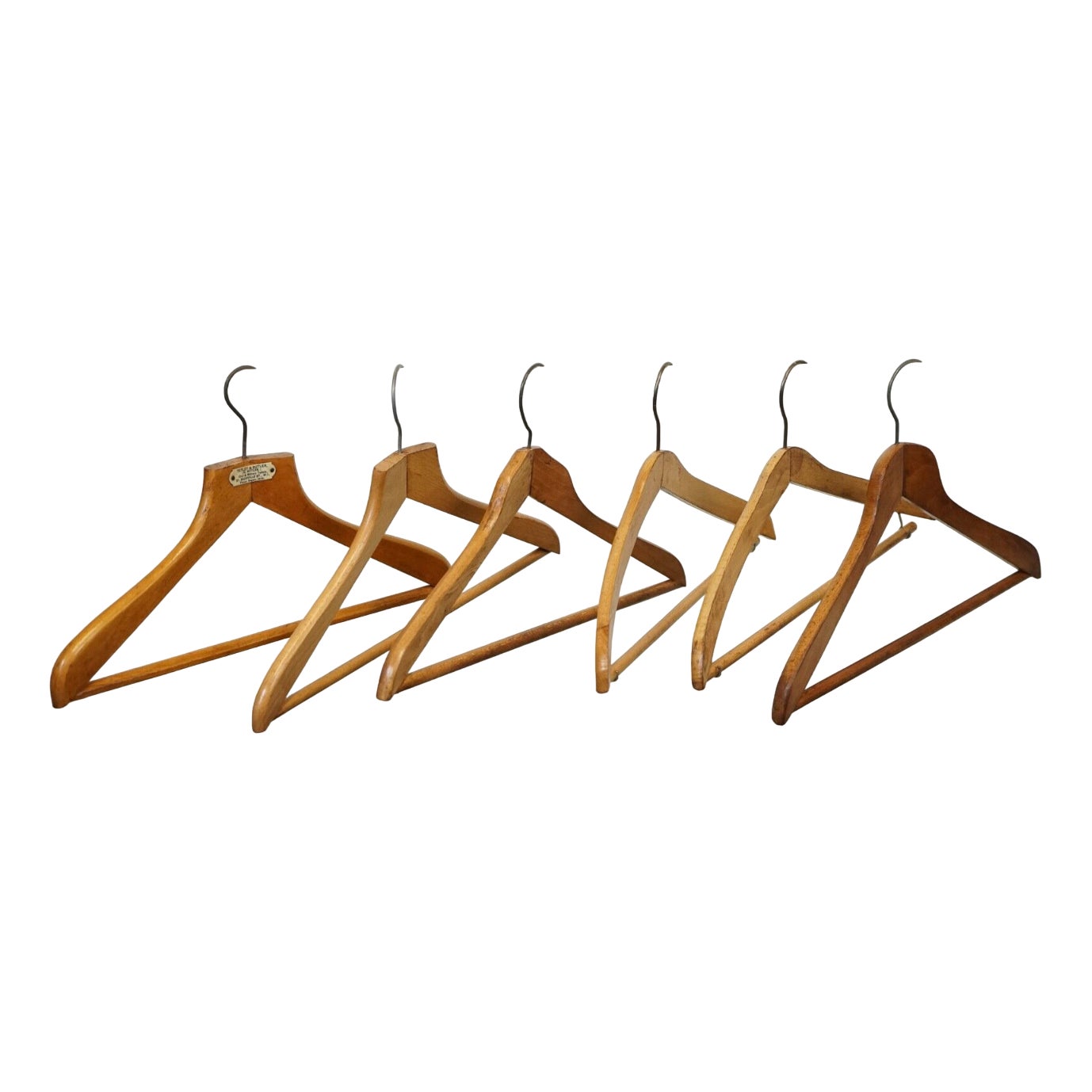 Matched Hangers from Tetley & Butler, Set of 6 | Chairish