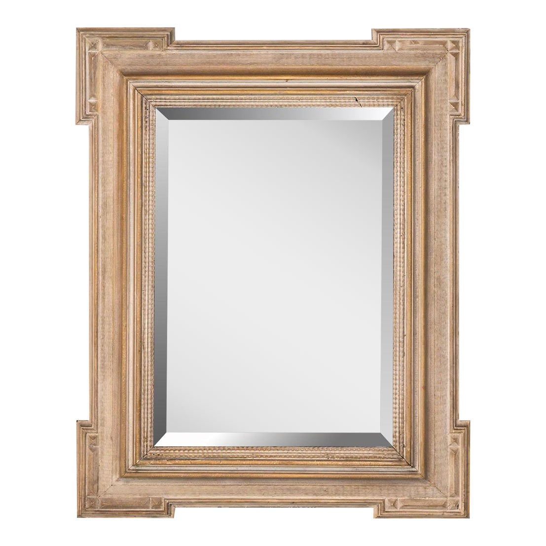 Antique Dutch Ripple Mirror | Chairish