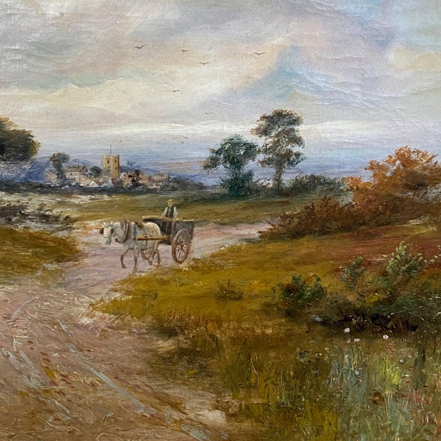 Early 20th Century American Rural Landscape Oil Painting by Walter ...