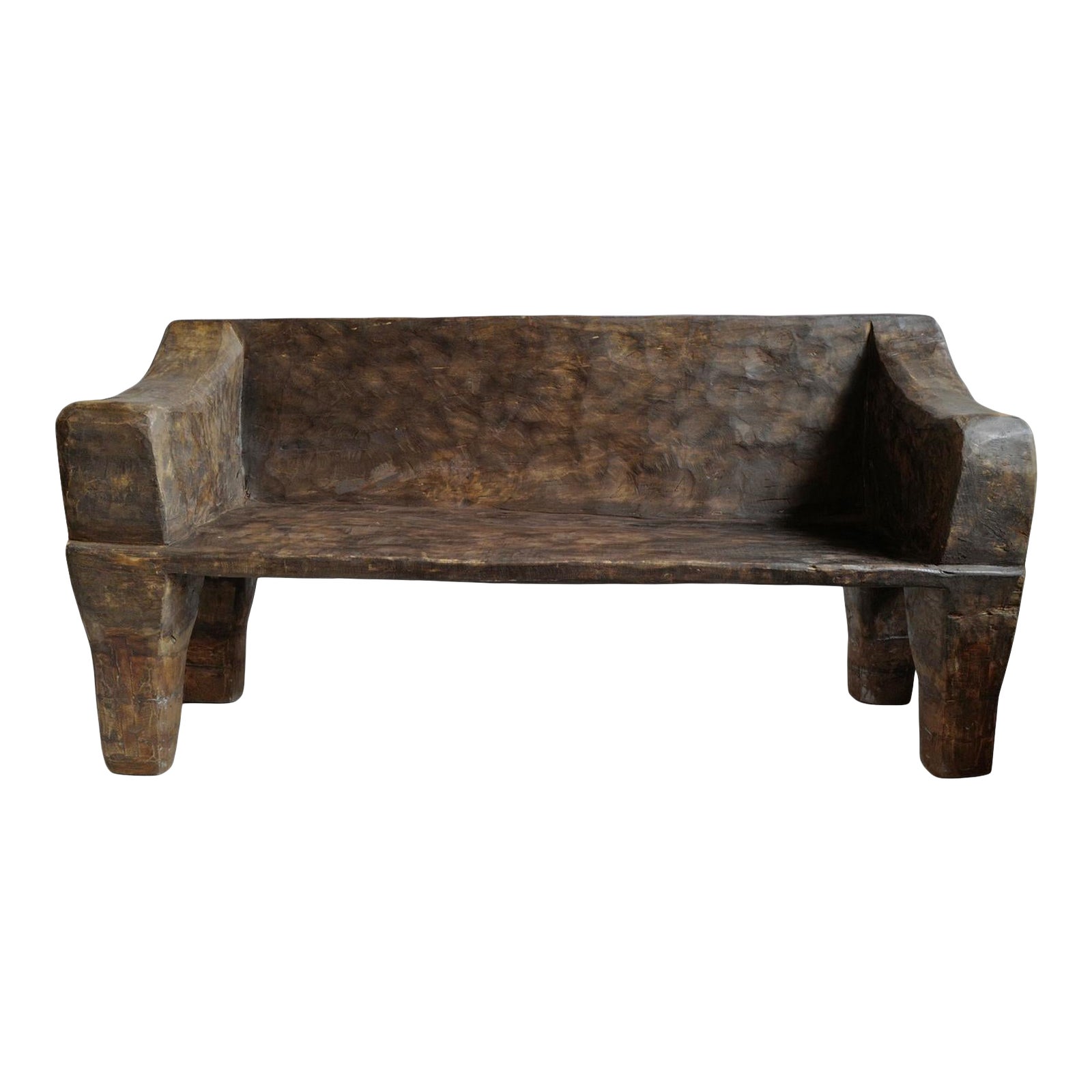 Old Nagaland Tribal Village Bench | Chairish