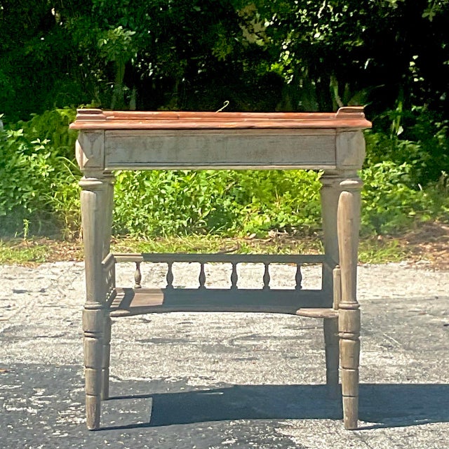 Early 20th Century Vintage Patinated Primitive Dry Bar | Chairish