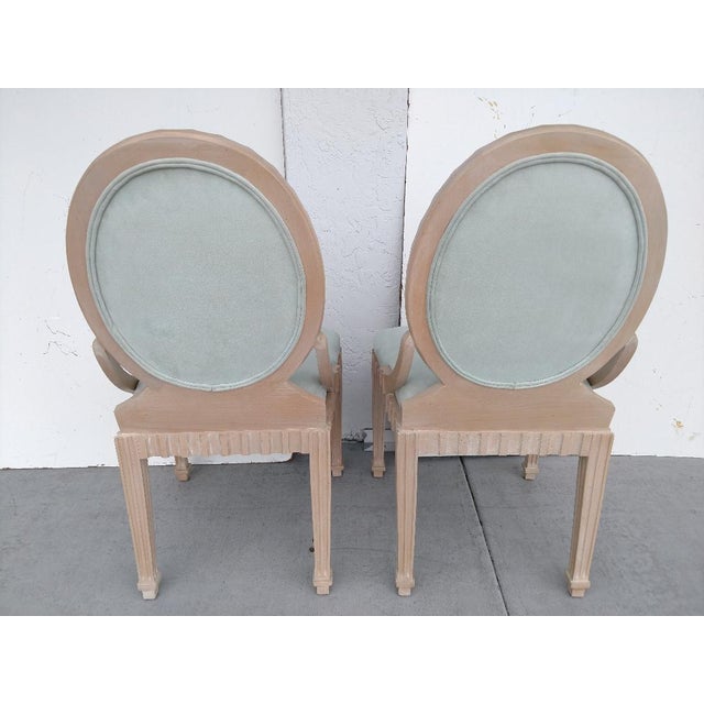 John Hutton Vintage, Fluted Wood, Oval Backed Side Chairs - a Pair ...