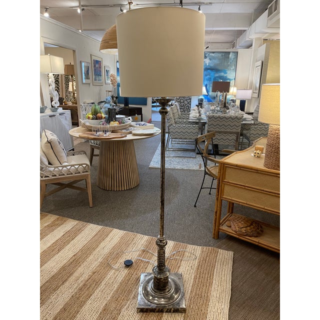 Silver Floor Lamp | Chairish