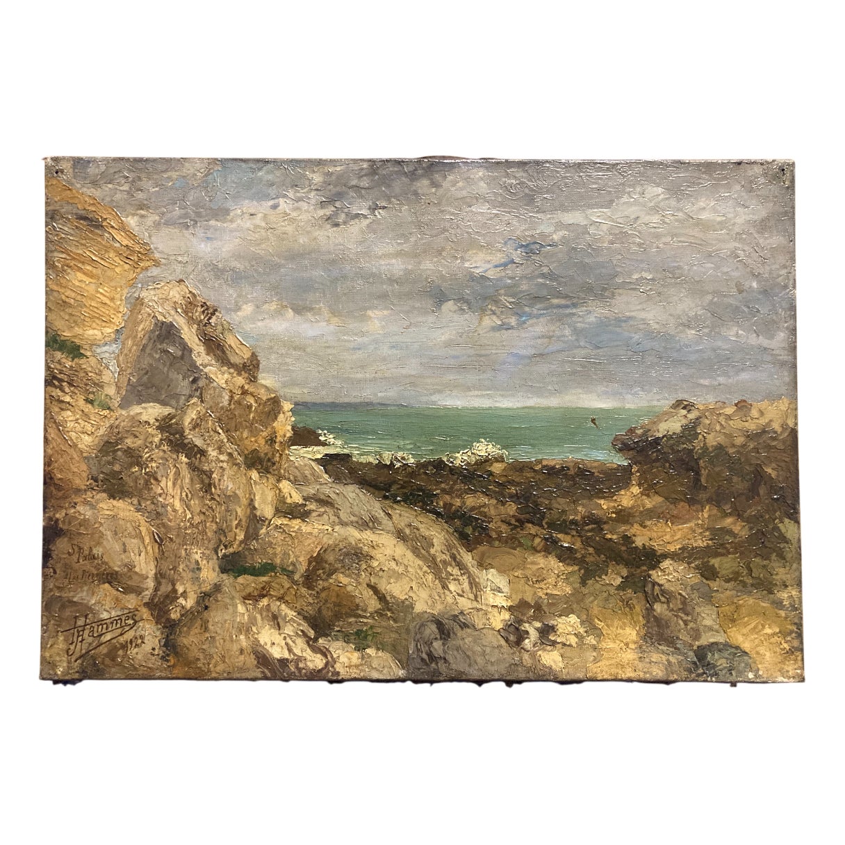 Johan Adolf Hammes, Bad Weather at the Pierrières Near the Office, 1922 ...