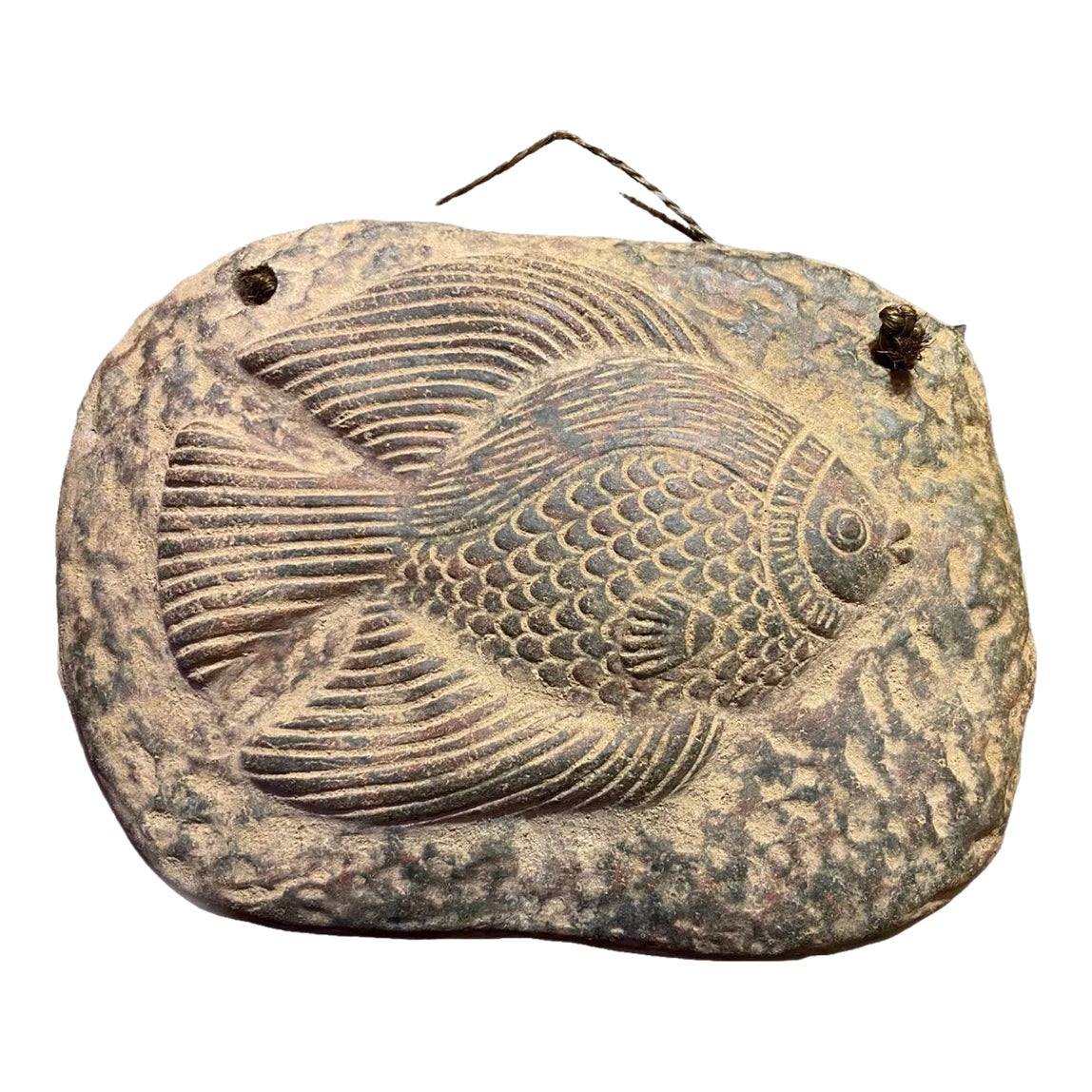 Vintage Mid Century Modern Fish Clay Wall Art Plaque Made in Mexico ...