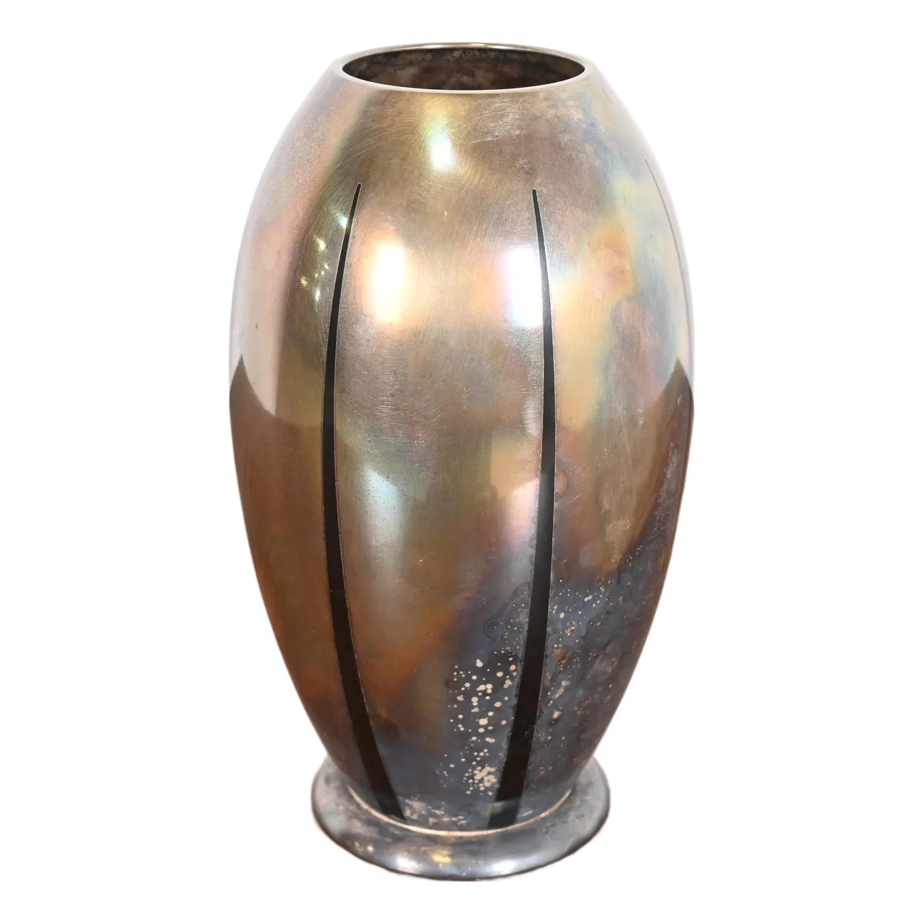 Antique Art Deco Silverplate Vase by WMF Ikora, Circa 1930s | Chairish
