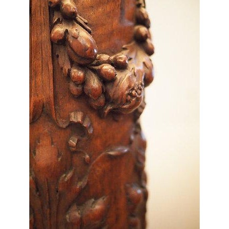 18th Century Walnut Baluster Mounted Lamp | Chairish