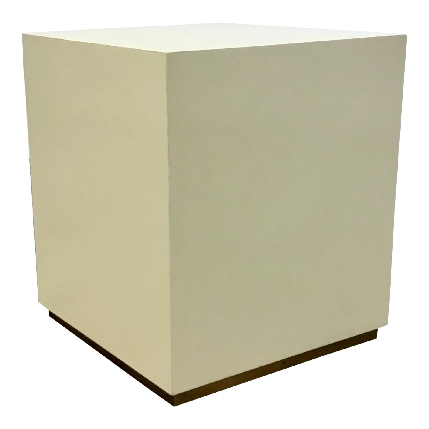 Mark Sikes for Henredon Modern Small Ivory Sunset Cube | Chairish