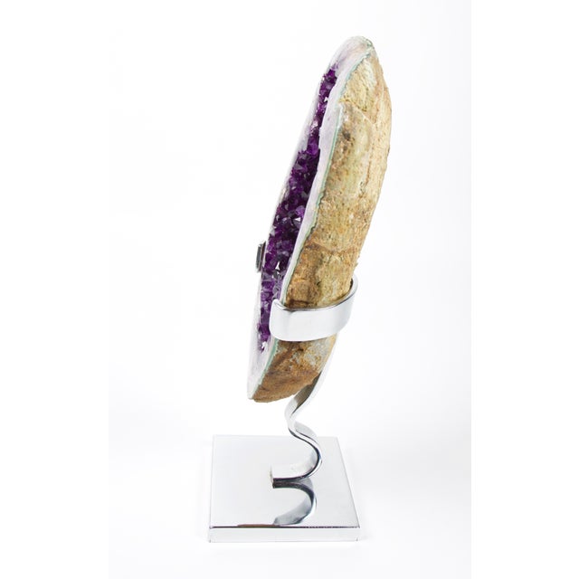 Gem Grade Amethyst Geode Sculpture | Chairish