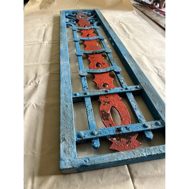 18th Century Antique Italian Tuscan Decorative Window Shutter | Chairish