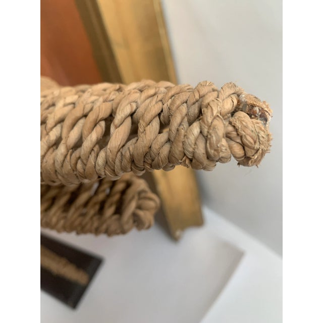 Vintage 1980s Marlin Rope Sculpture | Chairish