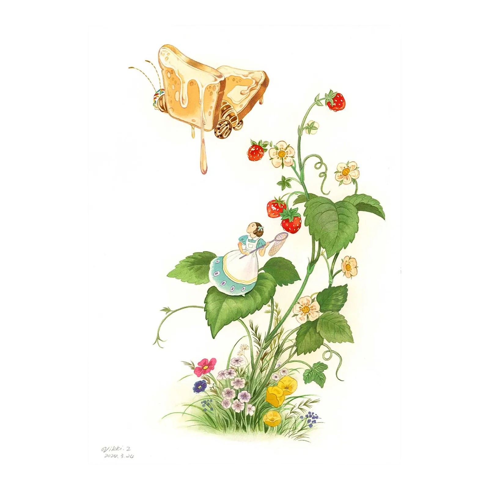 "Bread Butterfly" Original by Vikki Zhang From the Alice in Wonderland ...
