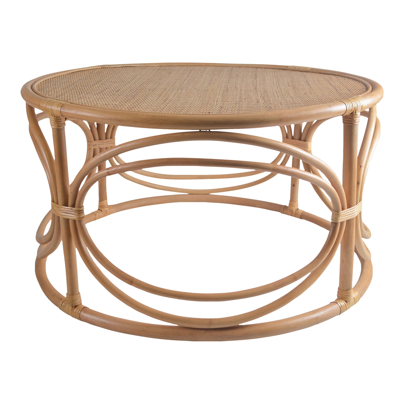 Sample: Edith Rattan Coffee Table | Chairish