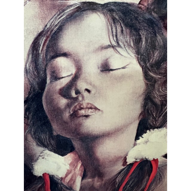 Popo & Ruby Lee - Portrait of Two Native American Girls Signed + Framed ...