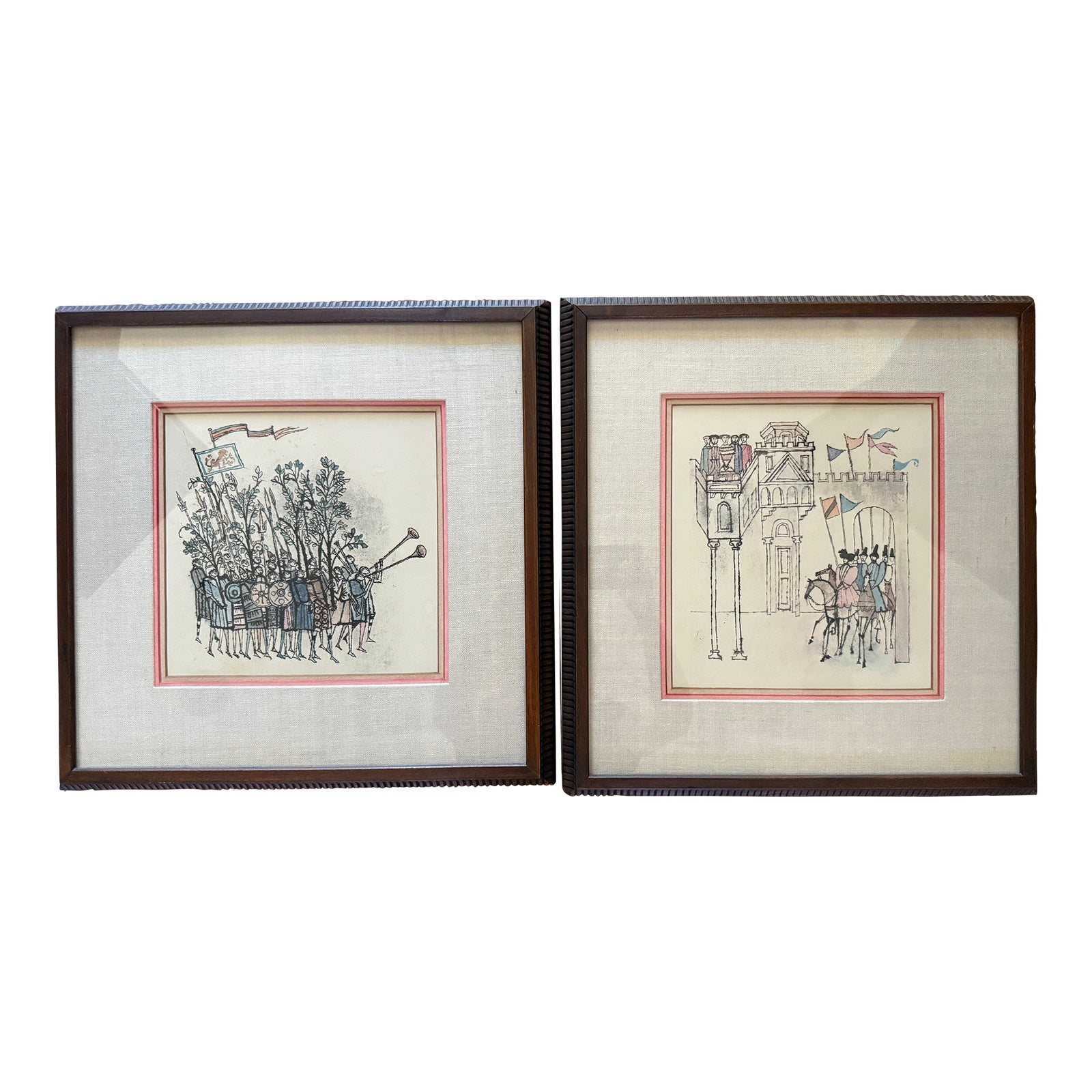 1960s Alice & Martin Provensen Shakespear Inspired Prints, Set of 2 ...