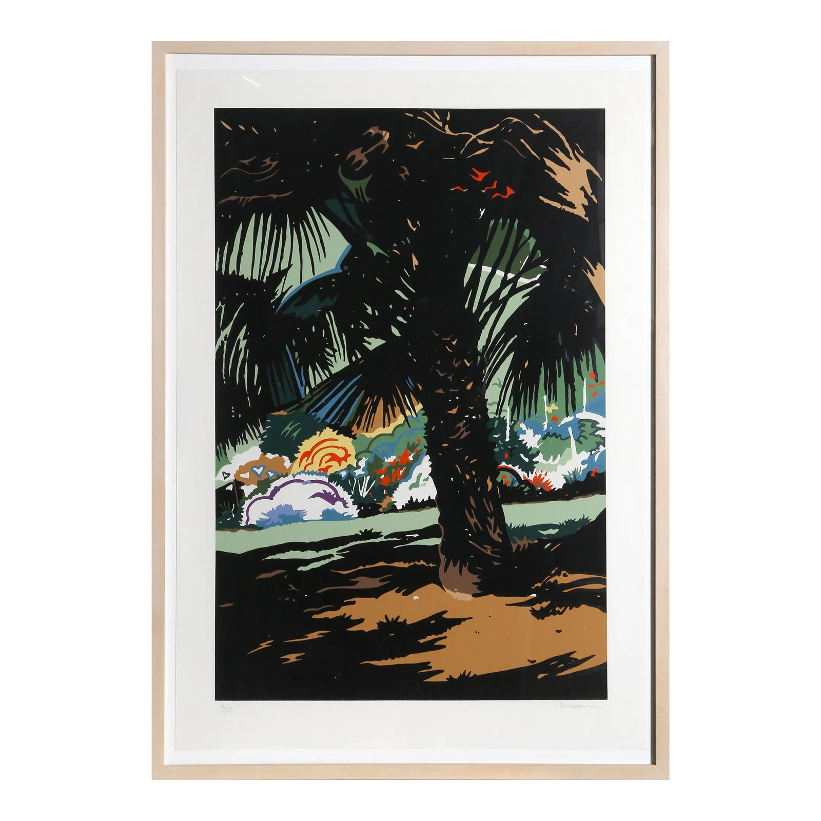 Palmettos, Jon Carsman Screen Print | Chairish