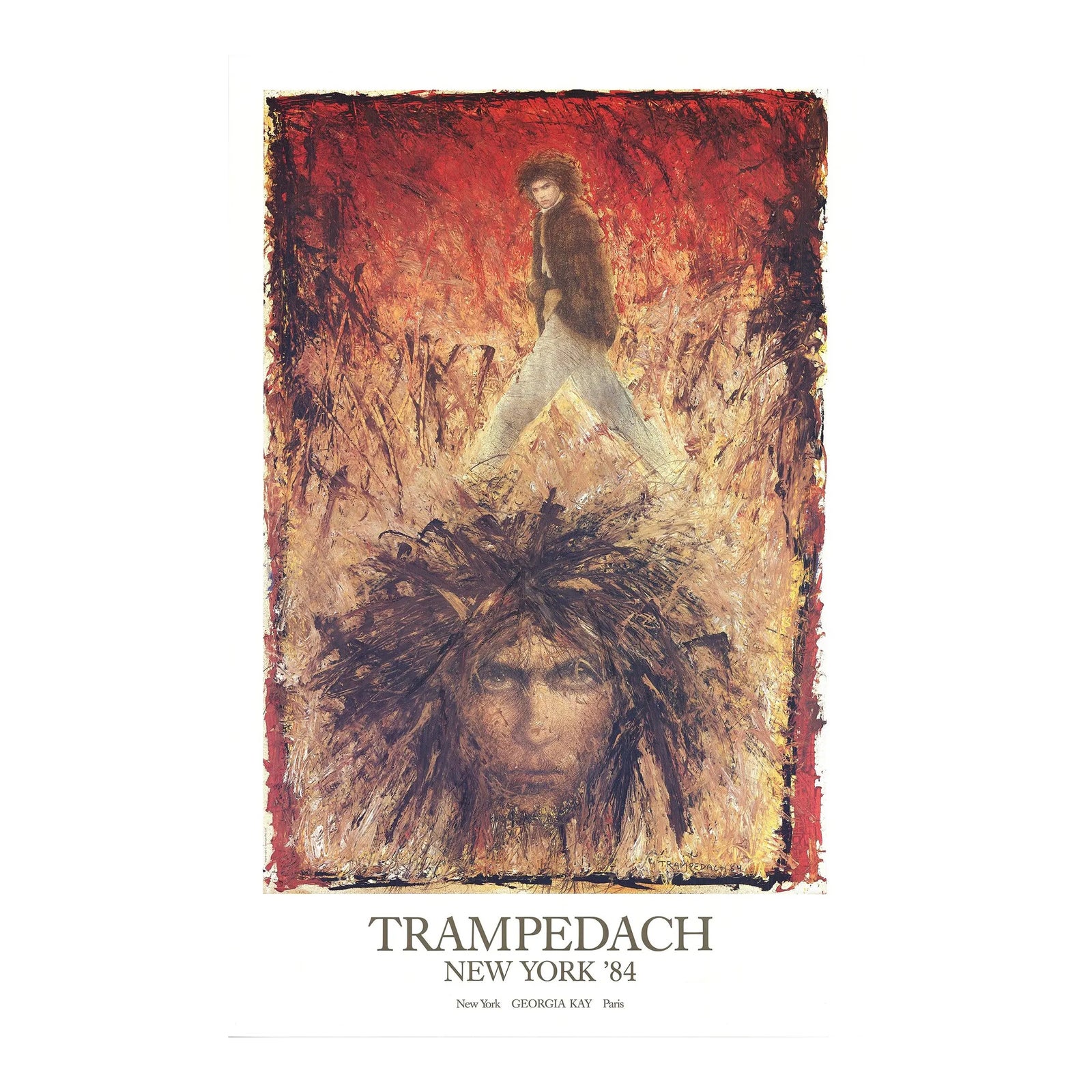 1984 Kurt Trampedach 'New York '84' Contemporary Denmark Offset ...