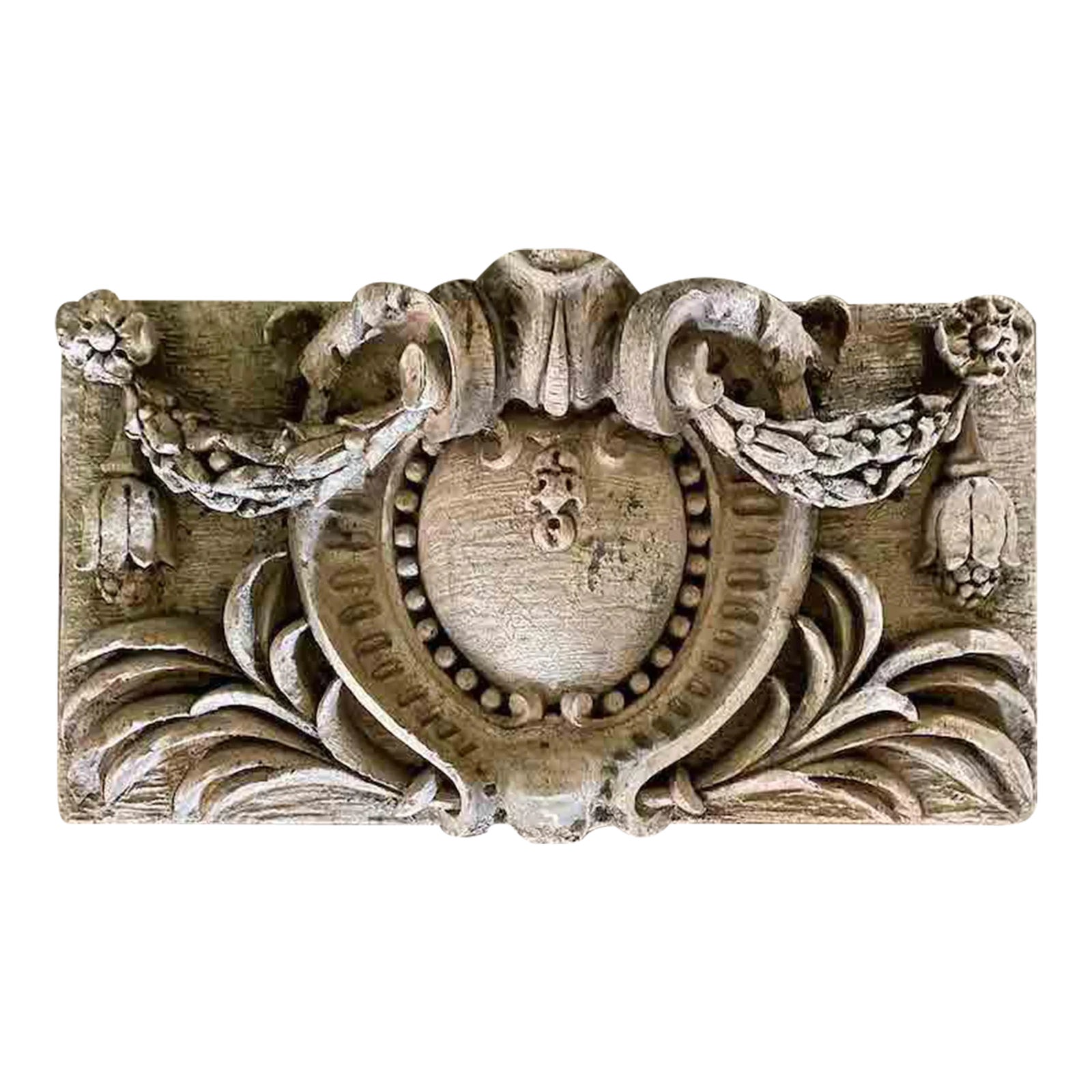 Early 20th Century Neo Baroque Style Terra Cotta Plaque | Chairish