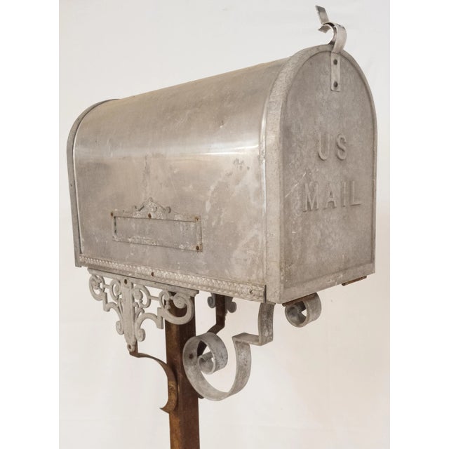 Late 19th Century Massive Custom Metal Mailbox With Original Plan ...
