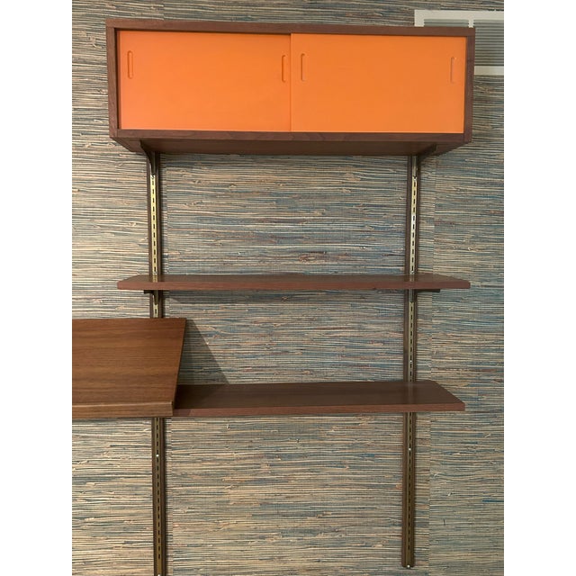 Mid 20th Century Mid Century Modern Mid-Century Modern Walnut Shelf ...