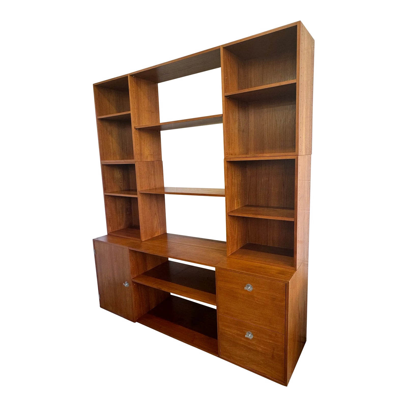 France and Son Teak Modular Unit Bookcase Design by Finn Juhl | Chairish