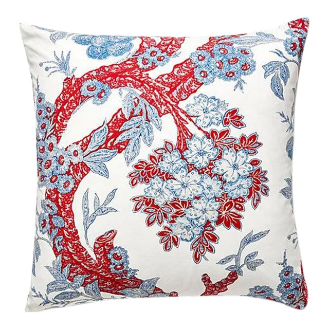 The House of Scalamandré Summerhouse Hill Pillow, Provence | Chairish